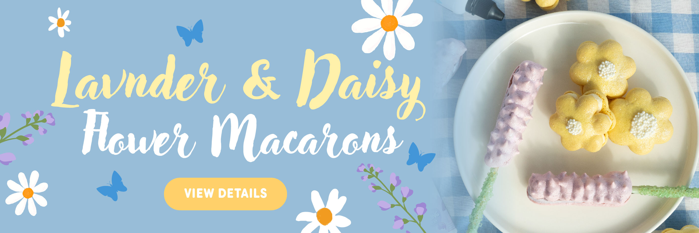 Lavender & Daisy Macarons Recipe – Foliay