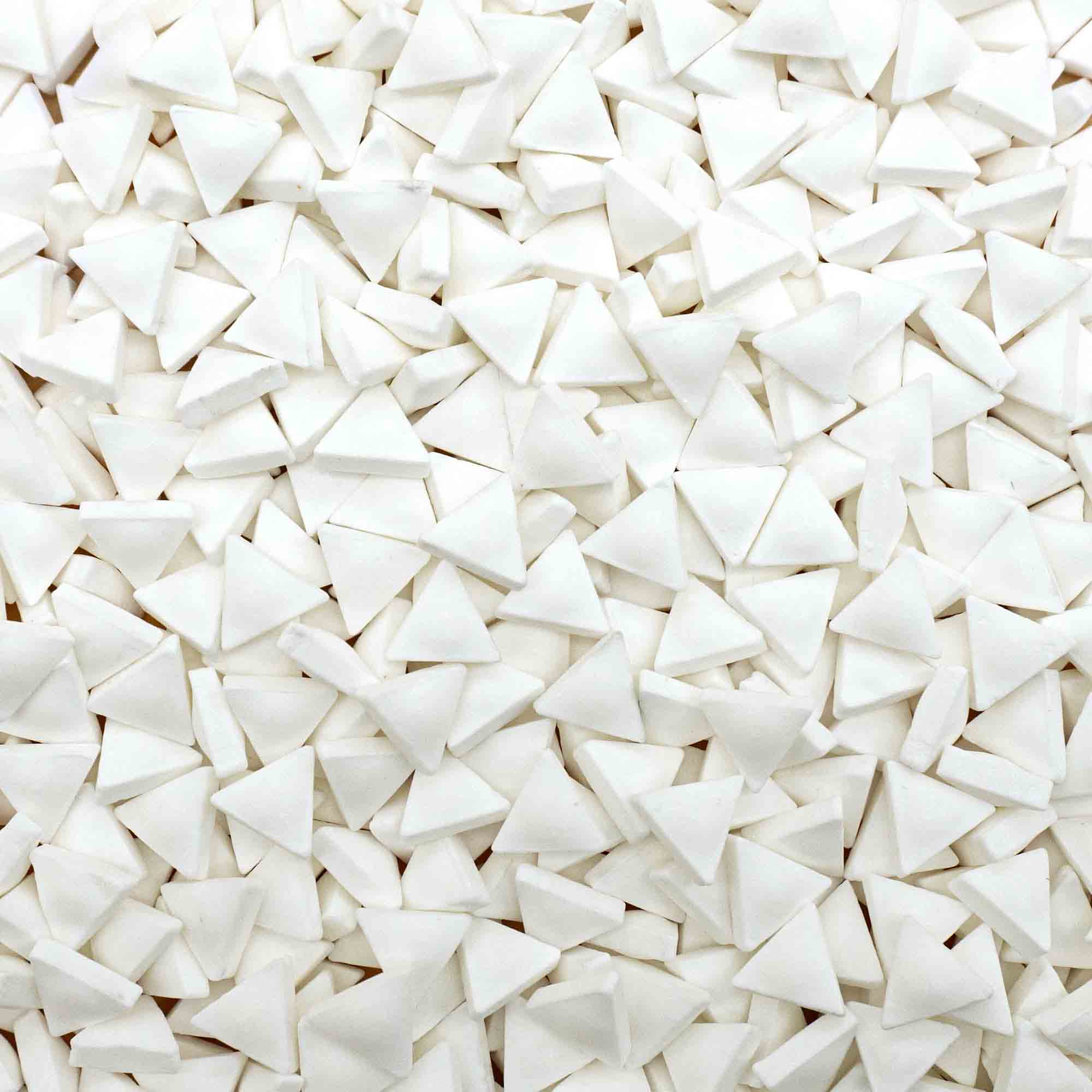 White Triangle Candy Sprinkles – Foliay