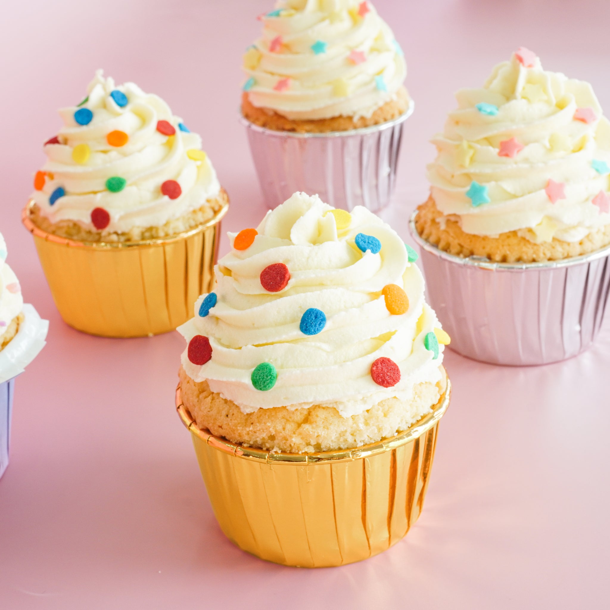 Gold Cupcake Liners 10 Count Foliay gold-cupcake-liners-10-count-foliay