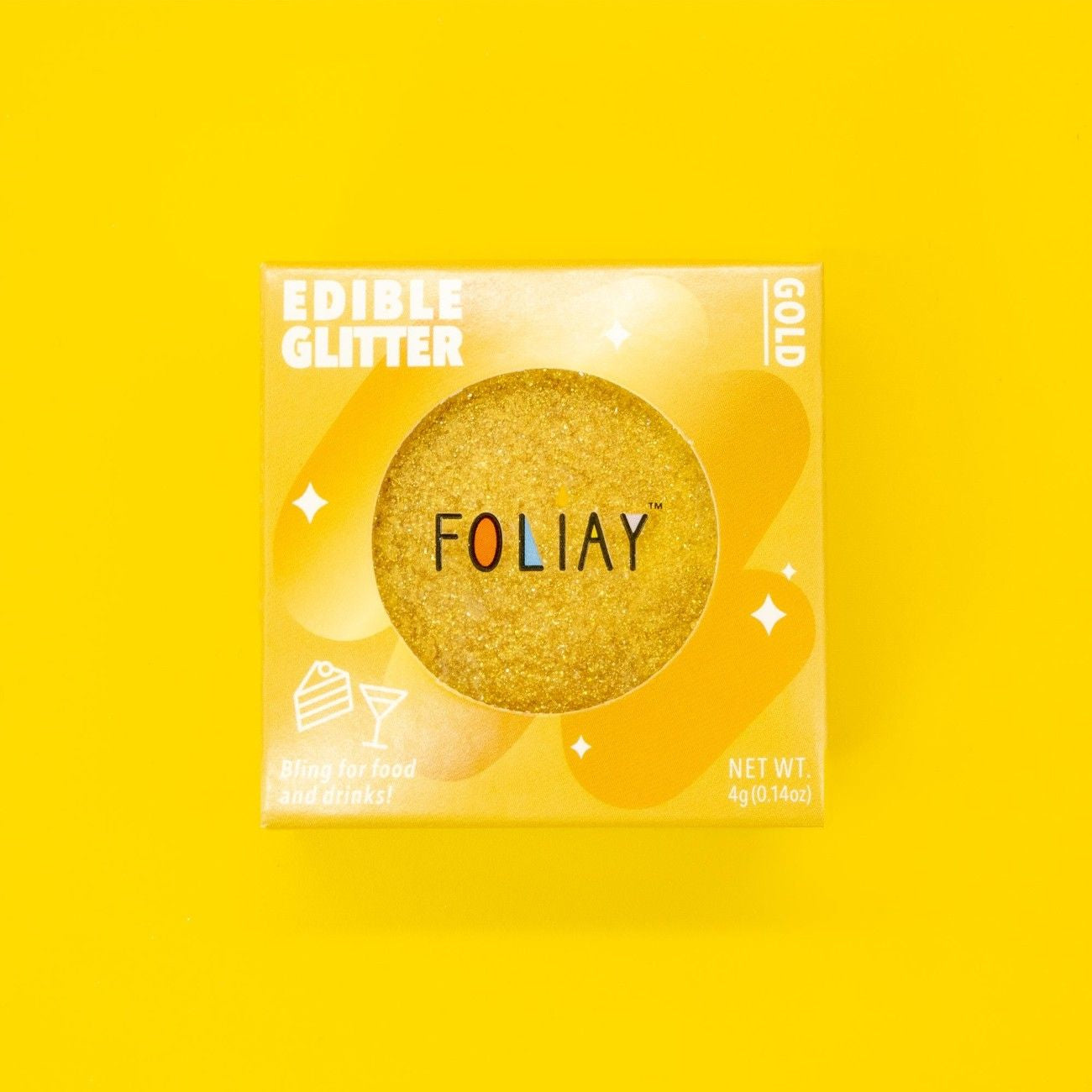 Gold Edible Glitter – Foliay