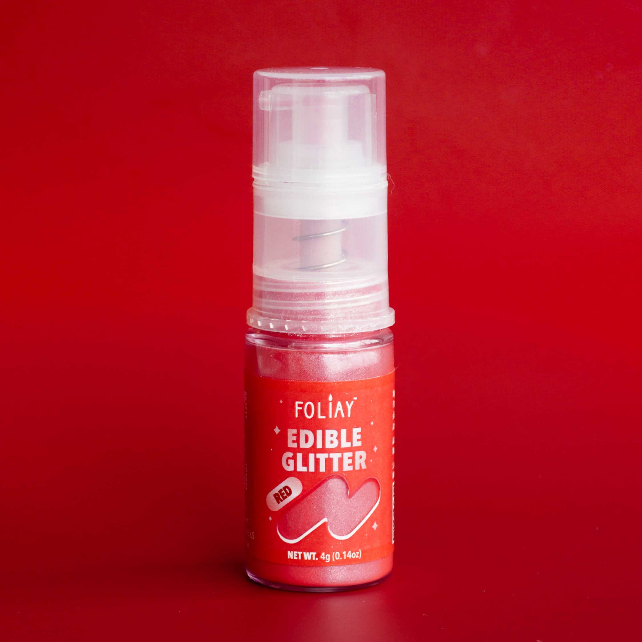 Red Edible Glitter Spray – Foliay