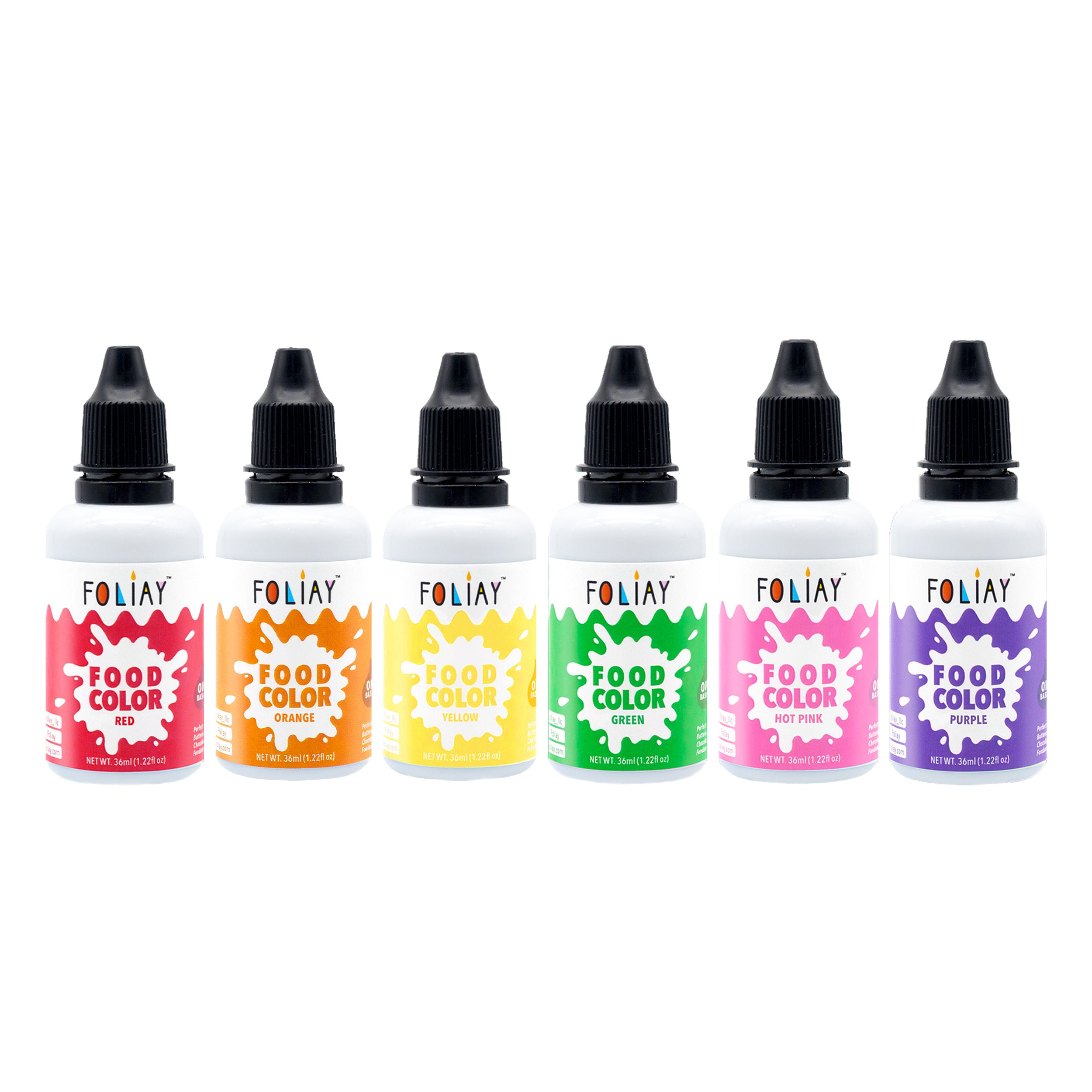 Oil Based Food Color Set - 6 Colors – Foliay