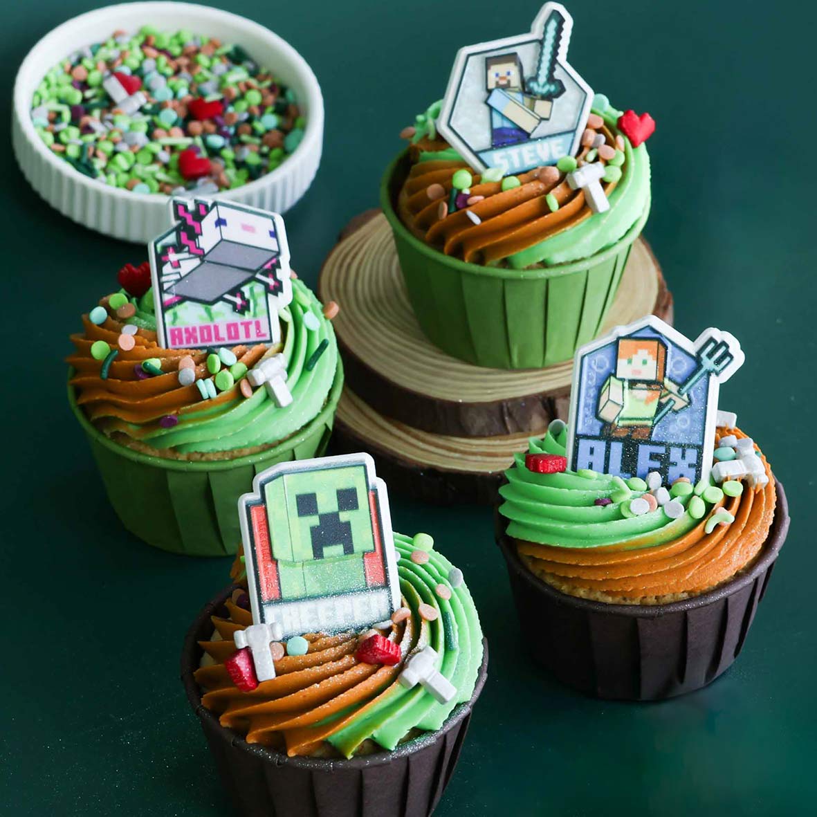Images Of Minecraft Cupcakes Minecraft Cake